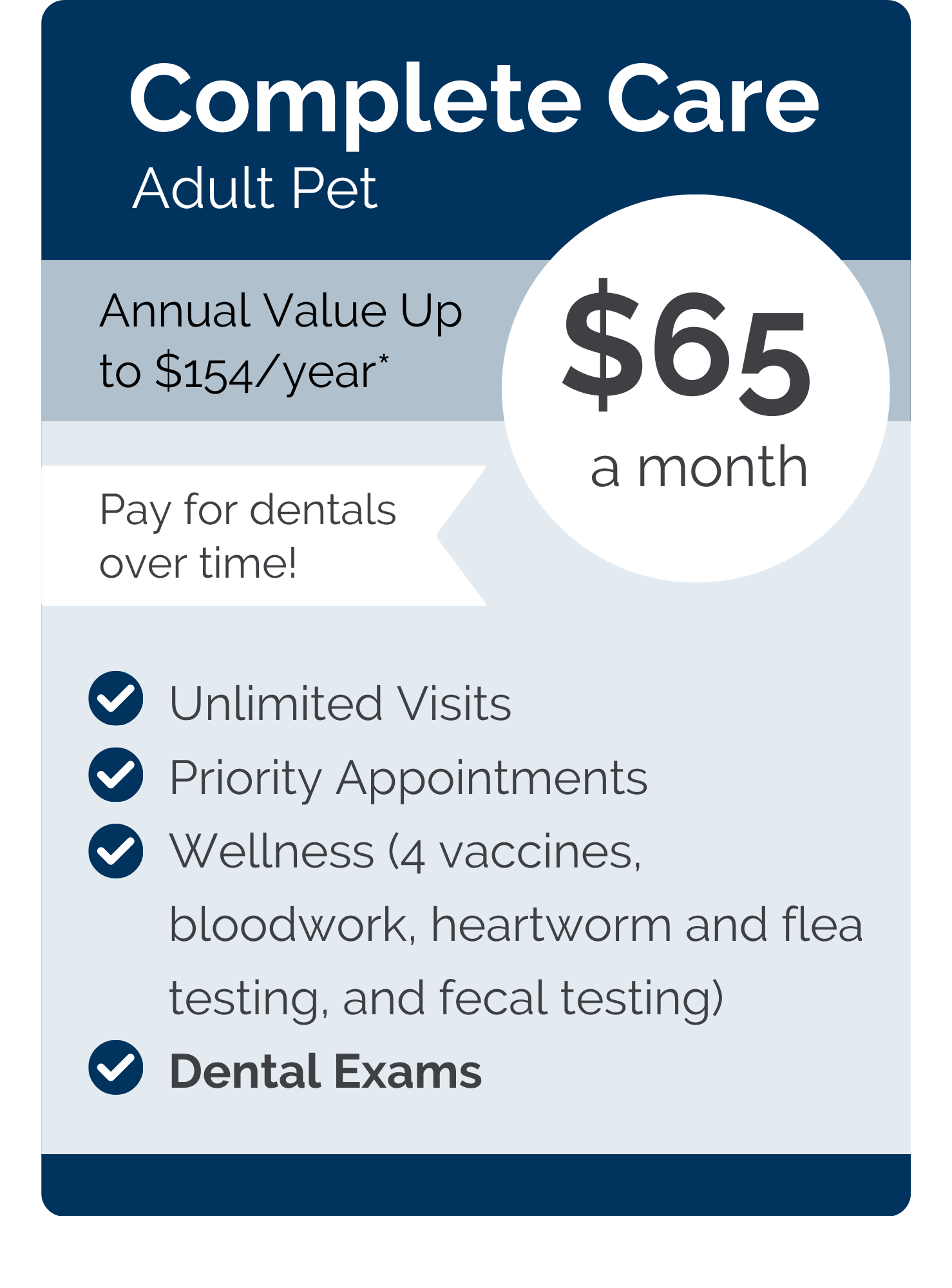 VIPet Plan | Animal Care Veterinary Center